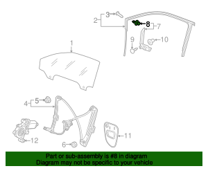 2015-2020 Volkswagen Inner Cover Clip WHT-006-587 | QuirkParts