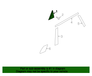 2014-2019 Kia Rear Molding 83830-B2000 | OEM Parts Online