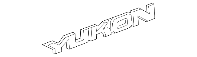 2021-2024 GMC Plate 84267920 GM | GMPartsDirect.com