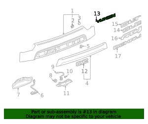 2021-2024 GMC Plate 84267920 GM | GMPartsDirect.com