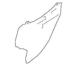 2019-2025 Nissan Altima Water Deflector 82860-6CA0A | My Nissan Part