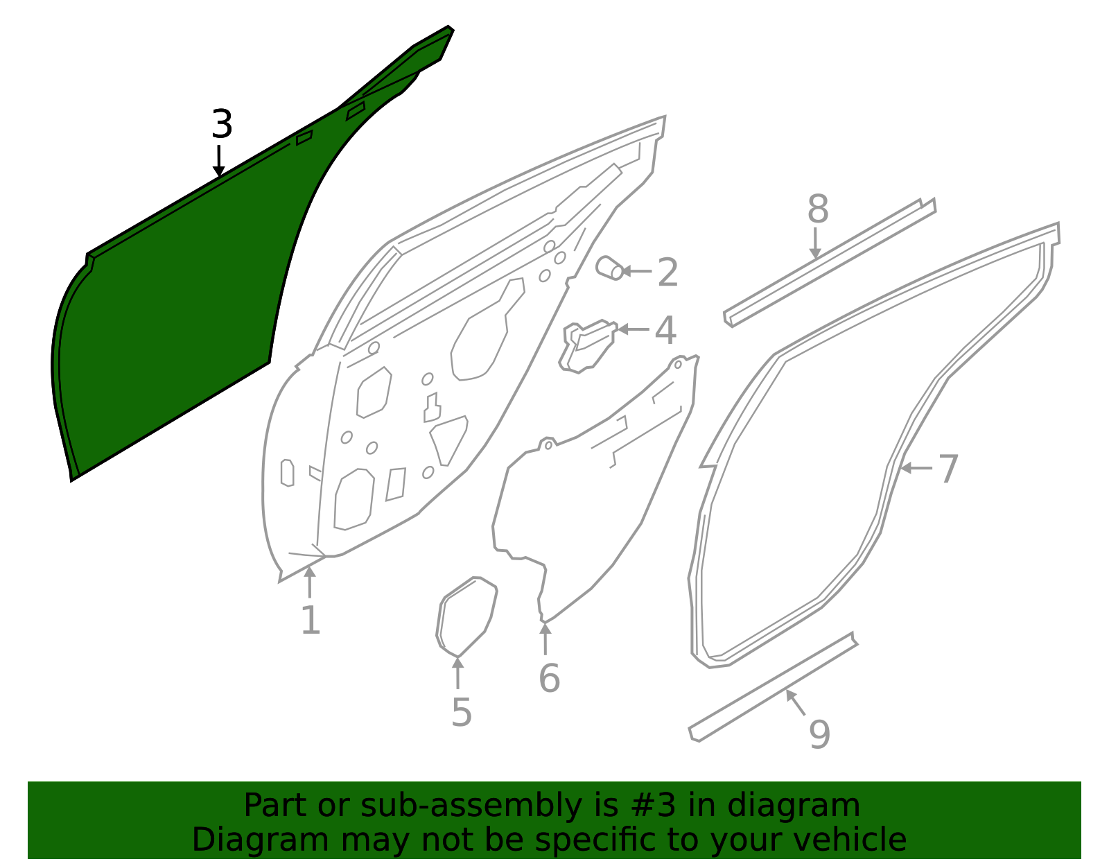 2019-2025 Nissan Altima Outer Panel 82152-6CA2A | Nissan Parts Central