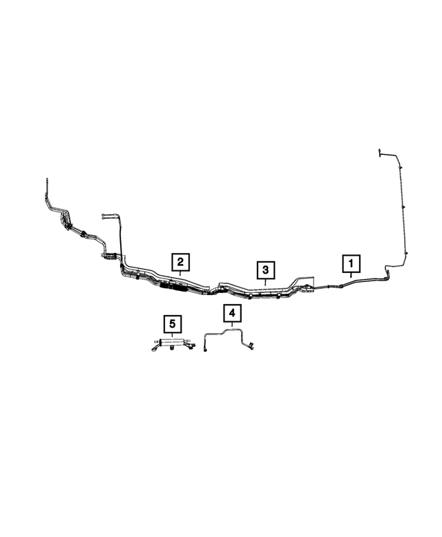 2020-2024 Chrysler Fuel And Brake Tube Bundle 68475639AB | Mopar eStore
