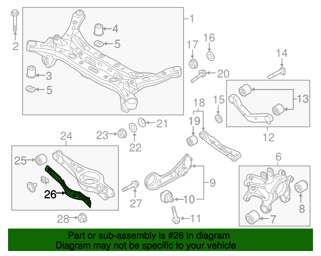 2016-2019 Hyundai Sonata Lower Control Arm Cover 55217-C1100 | OEM ...