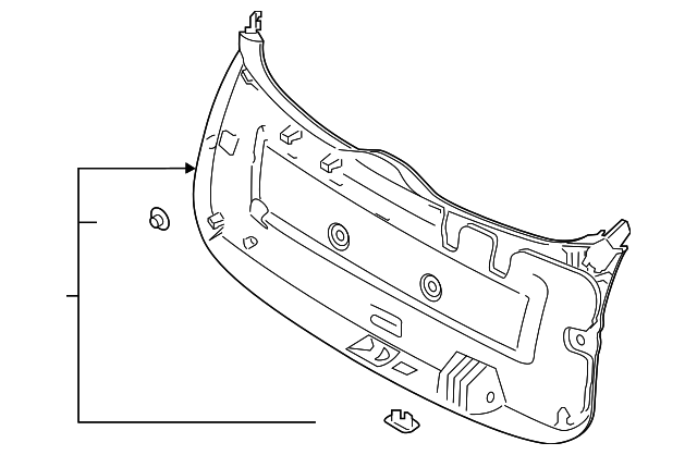 2020-2022 Hyundai Palisade Lower Trim Panel 81710-S8000-WDN | OEM Parts ...