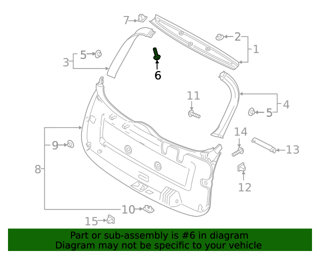 1992-2024 Hyundai Lower Trim Panel Screw 12493-04143 | OEM Parts Online