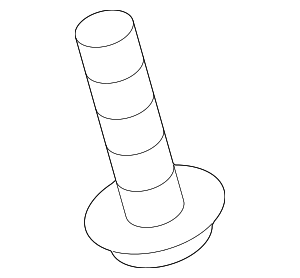 1992-2024 Hyundai Lower Trim Panel Screw 12493-04143 | OEM Parts Online