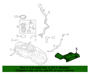2021-2023 Nissan Rogue Tank Shield 17285-6RR0A | OEM Parts Online