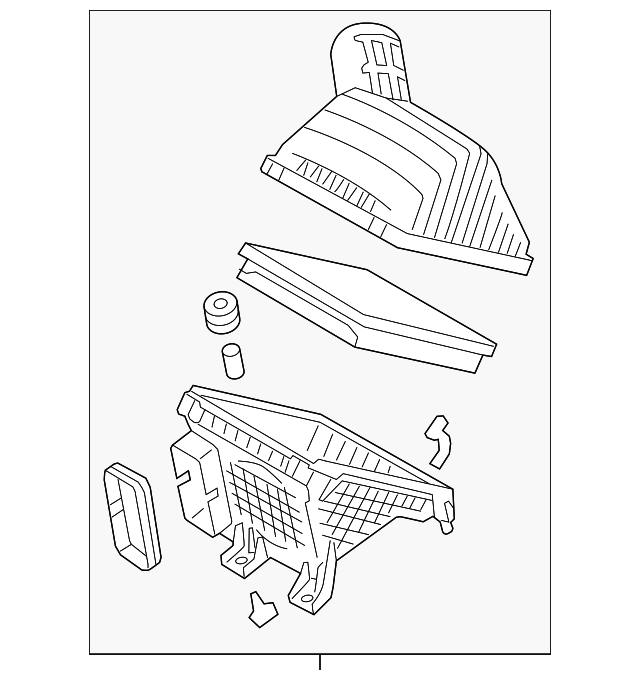28110-2T500 - Air Cleaner Assembly 2011-2013 Kia Optima | Kia.Parts Store