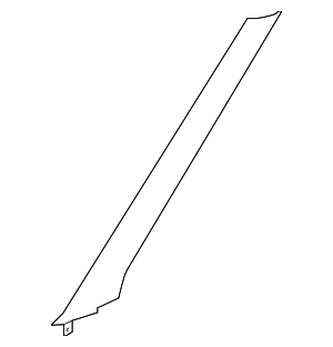 2012-2017 Land Rover Range Rover Evoque Pillar Molding LR050768 ...