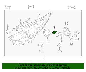 18644-28087L - Turn Signal Light Bulb 2012-2025 Kia | Kia.Parts Store
