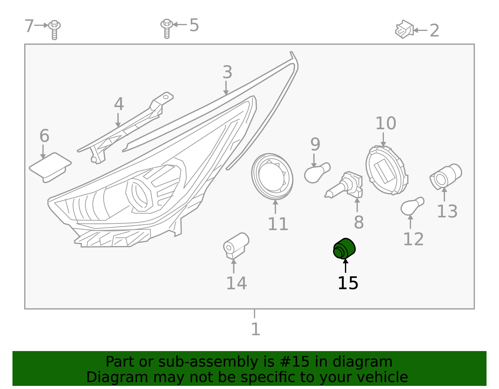 92163-39000 - Fog Lamp Assembly Cap 2006-2025 Kia | Kia.Parts Store
