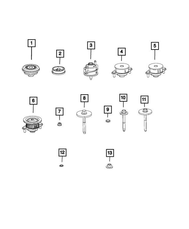2021-2025 Jeep Wrangler Hex Flange Head Tapping Screw & Washer ...