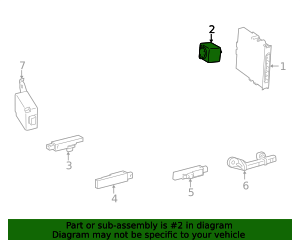 2009-2025 Toyota Warning Buzzer 89747-0R020 | Express Toyota Parts