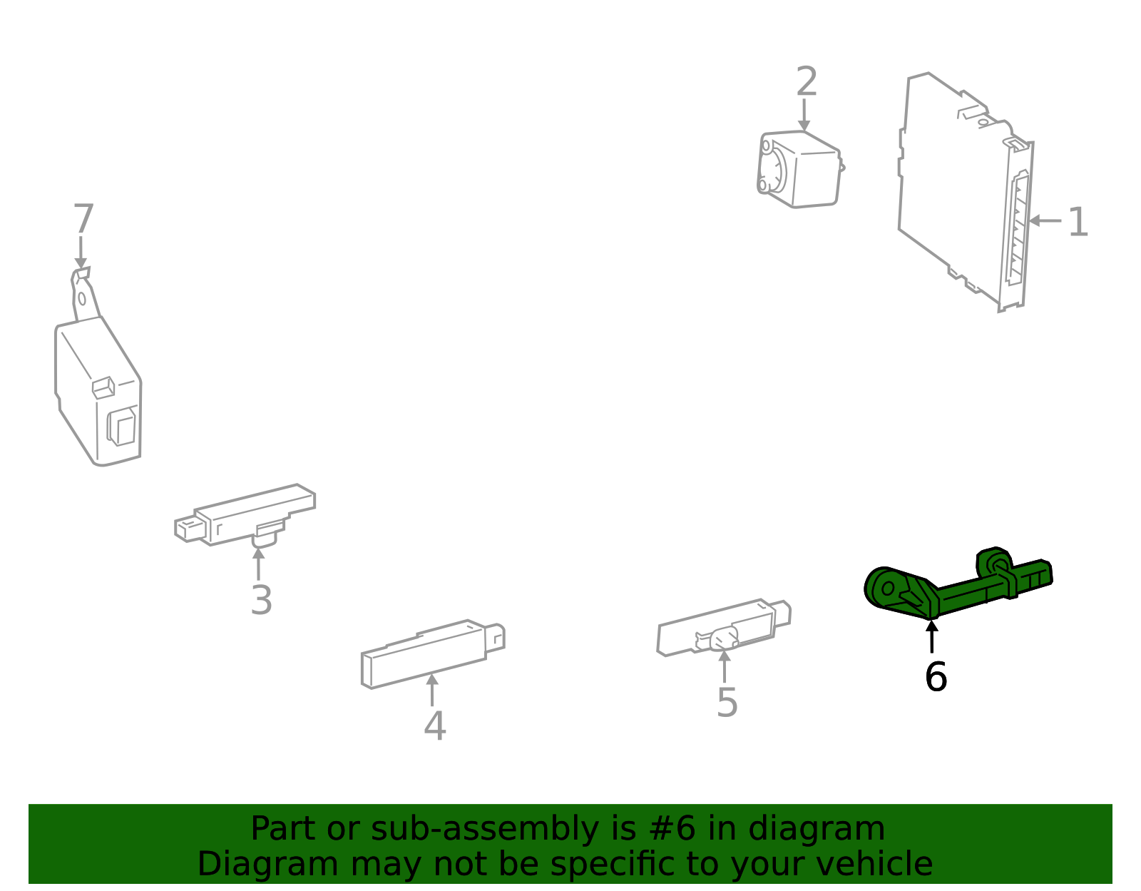 89997-0E050 - Keyless Entry Antenna - 2014-2020 Toyota | Nucar Toyota ...