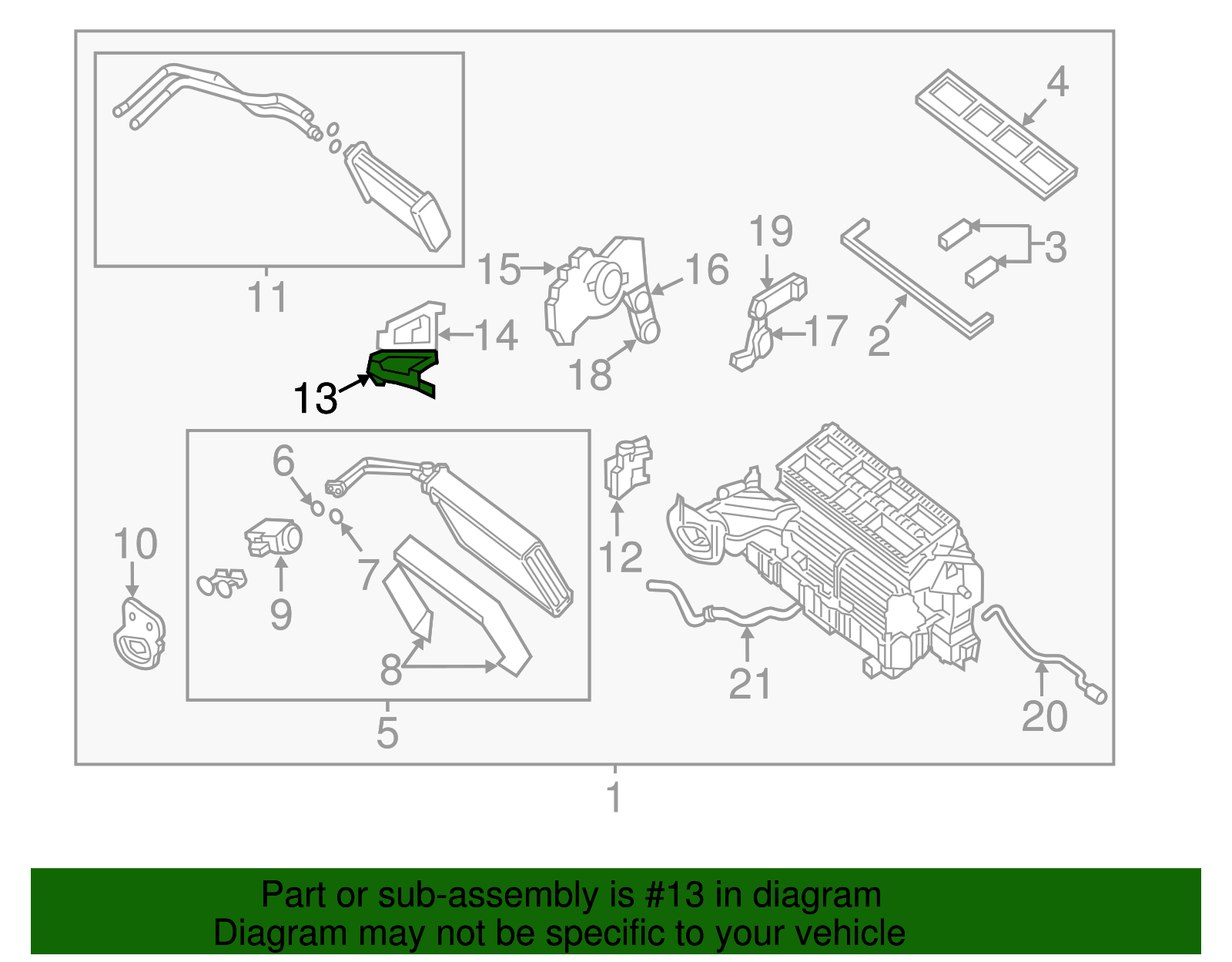 27141-1LA0A - High-Quality HVAC Defrost Mode Door Actuator for 2012 ...