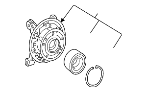 447-350-55-00 - Knuckle Assembly 2016-2023 Mercedes-Benz Metris ...