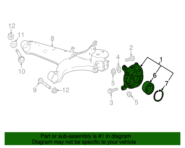 2016-2023 Mercedes-Benz Metris Knuckle Assembly 447-350-56-00 | World ...