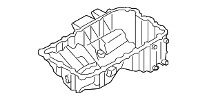 11137601946 - 2012-2015 BMW X1 Oil Pan (11-13-7-601-946) | BMW of South ...
