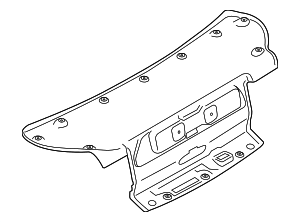 51-49-7-295-253 - Trunk Lid Trim - 2014-2020 BMW | Buy BMW Parts Now