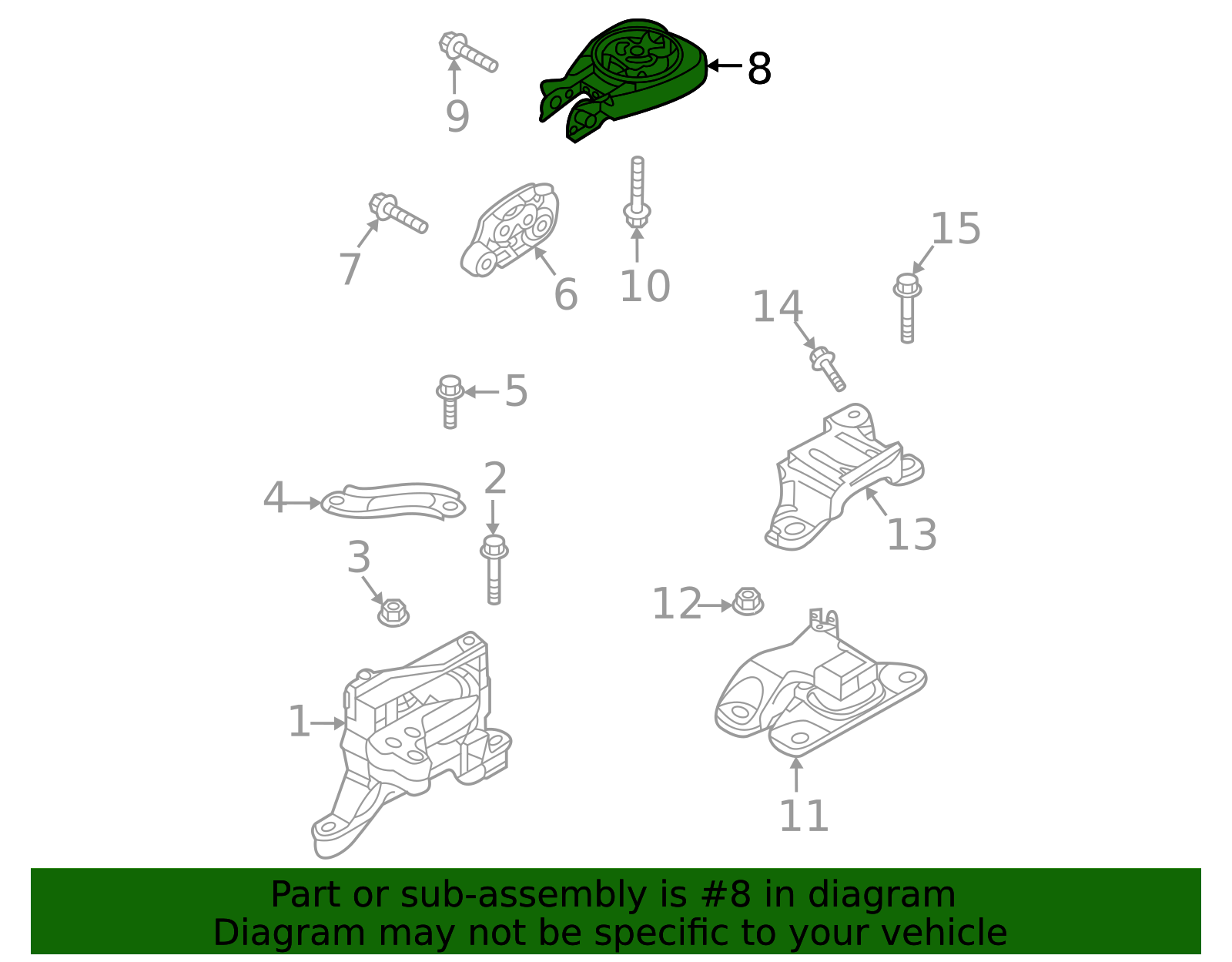 2019-2023 Mazda Rear Mount BCKA-39-040B | OEM Parts Online