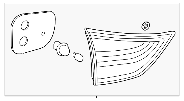 81580-08030 - Backup Lamp Assembly 2015-2019 Toyota Sienna | Bam ...