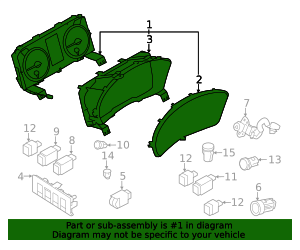 Combination Meter Assembly 85002AN01B | TascaParts.com