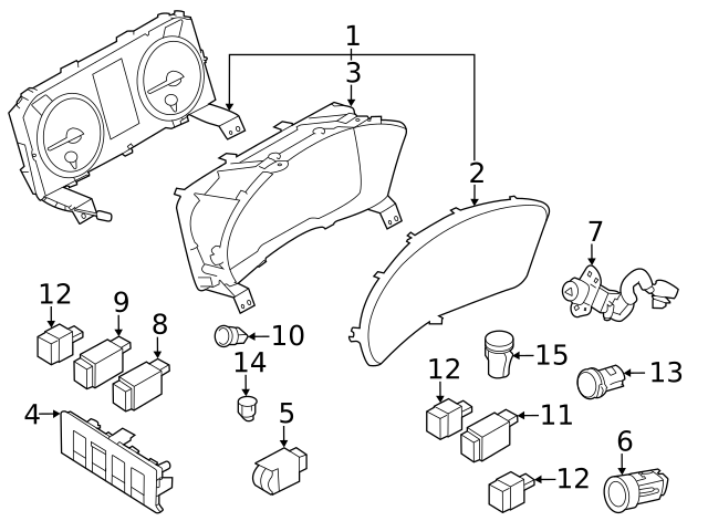 2020-2023 Subaru Lift-Gate Latch Release Switch 83002AN01A | TascaParts.com