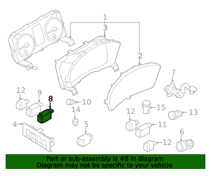 2020-2023 Subaru Lift-Gate Latch Release Switch 83002AN01A | TascaParts.com