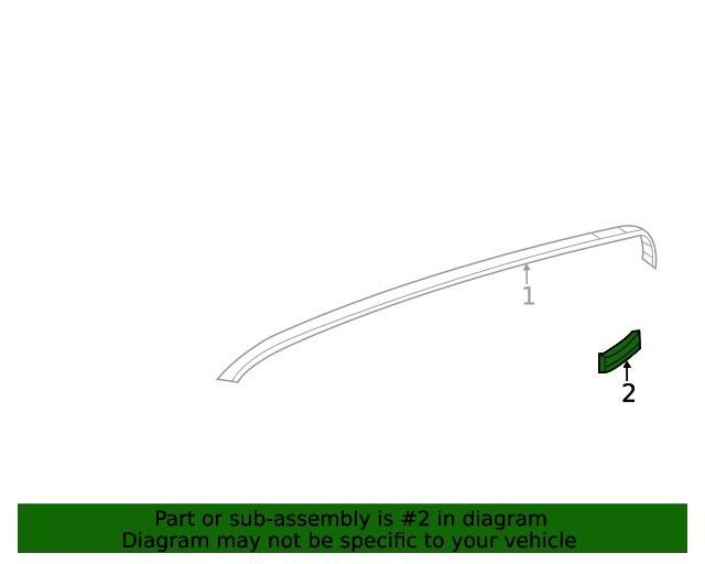 Molding-C Pillar - Driver's Side (LH) 6QE33SZ0AB | TascaParts.com