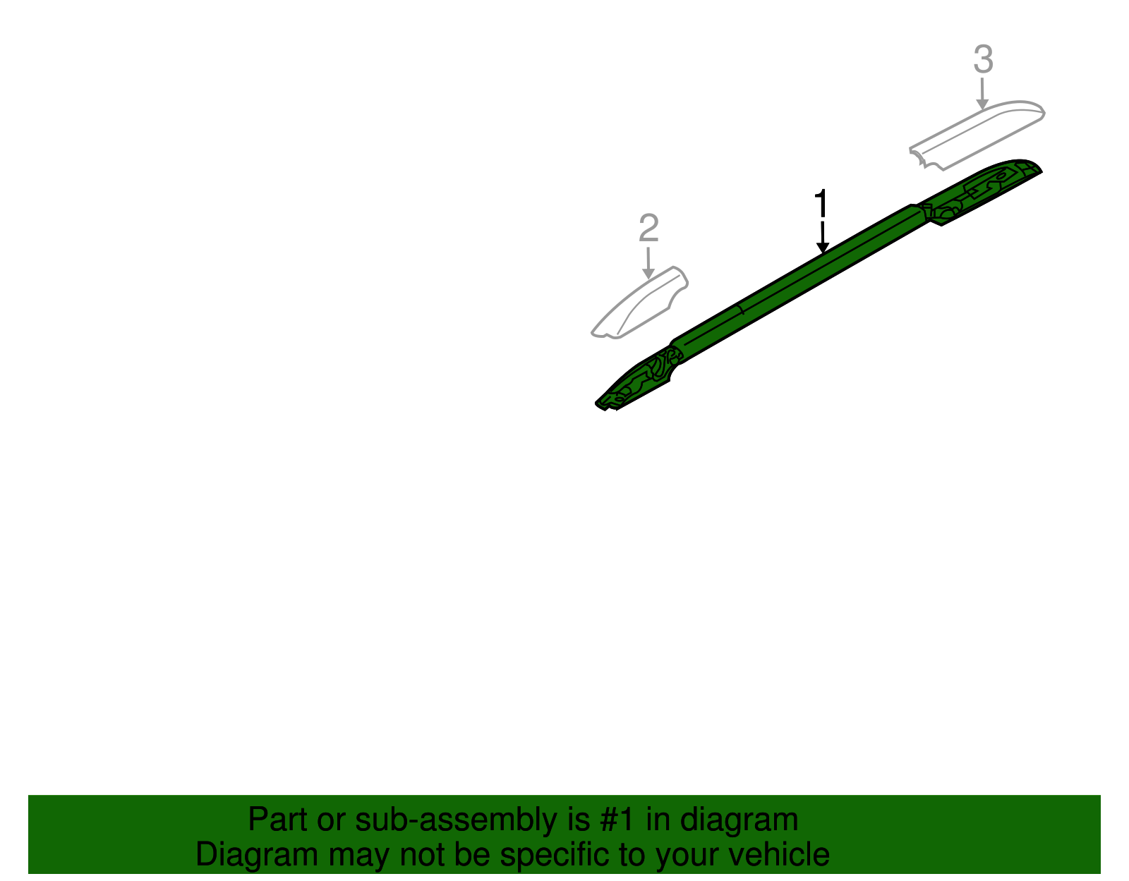 87270-2K000 - Roof Rack 2010-2013 Kia Soul | Kia.Parts Store