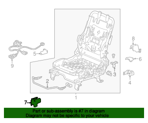 81504-T0A-A01ZC - Frame End Cap 2012-2016 Honda CR-V | Honda Parts Online