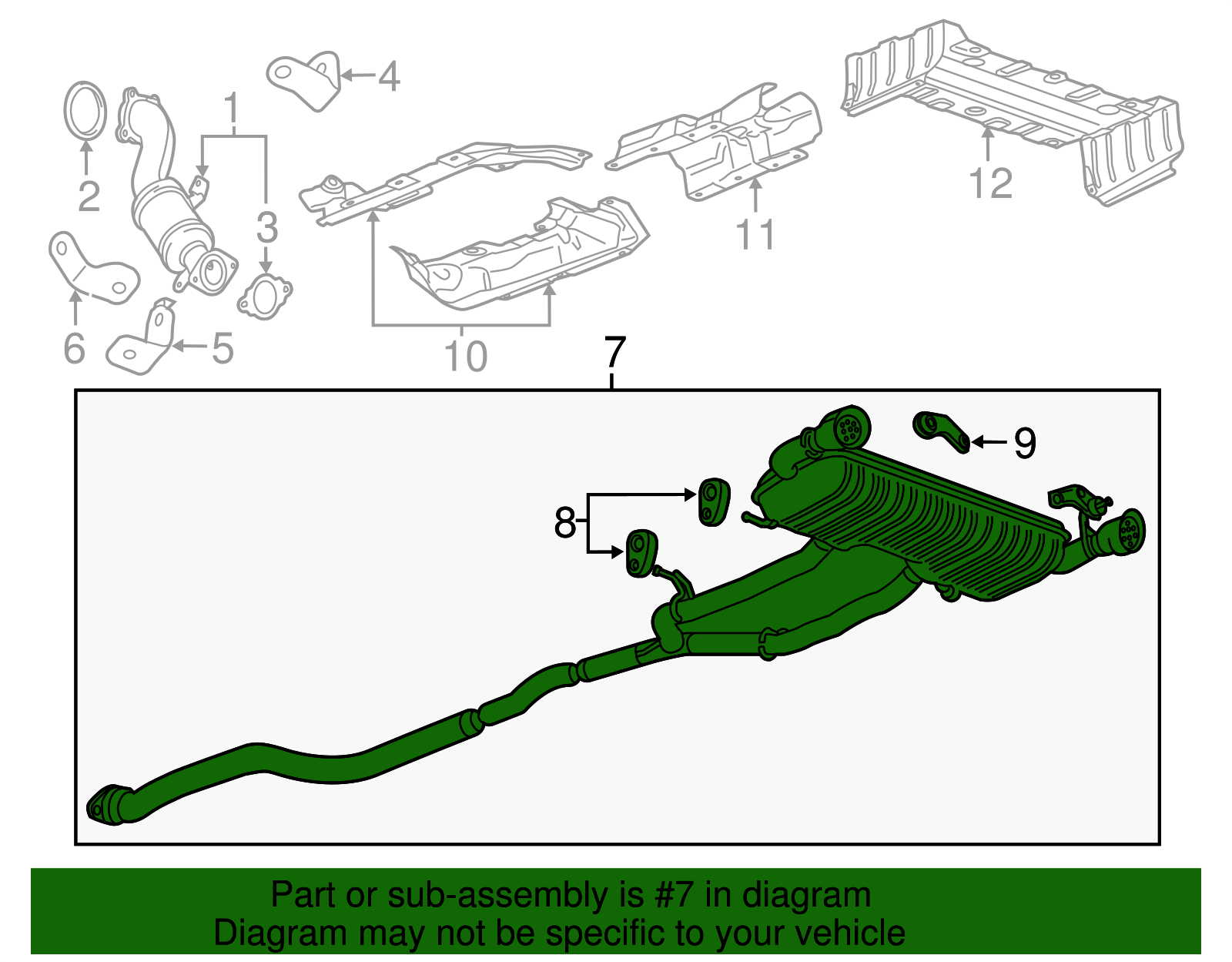 OEM GM Muffler & Pipe Assembly For 2016-2023 Chevrolet Camaro - Part No ...