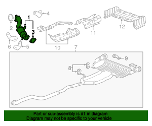 2016-2020 GM 3-Way Catalytic Converter with Flanges, Bushing, Gasket ...