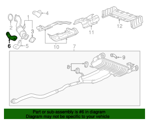 2016-2017 GM Catalytic Converter Brace Bracket 12658978 | GMPartsDirect.com