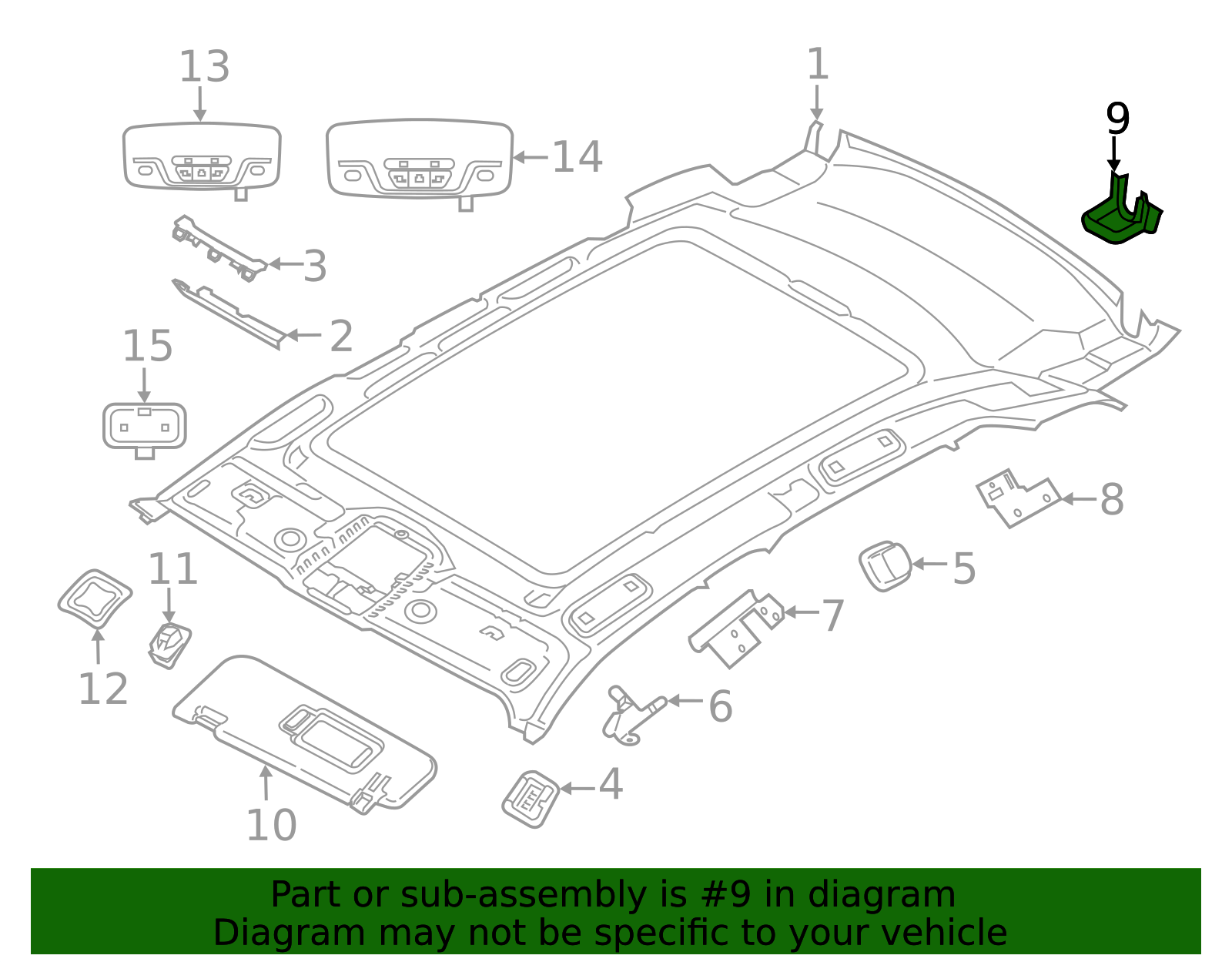 51-44-9-115-110 - 2019-2024 BMW X4 - Hinge Cover | BMWPartsHub