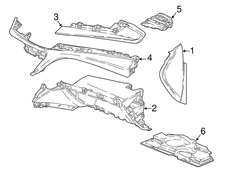 Instrument Panel Components for 2020 Buick Enclave | GMPartsNow