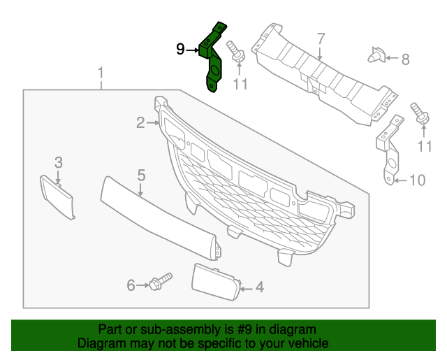 2013-2015 Mazda MX-5 Miata Bracket - Passenger Side (RH) NP06-50-154 ...