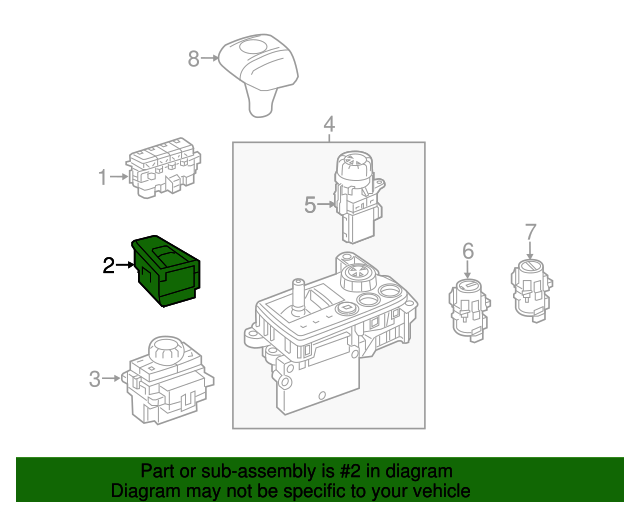 2011-2020 Mercedes-Benz Convertible Top Switch 207-820-75-10-2A17 ...