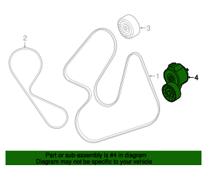 2014-2018 Ram Tensioner 68100947aa | TascaParts.com