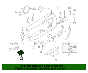2009-2019 Porsche 911 Window Switch 997-613-153-12-A05 | OEM Parts Online