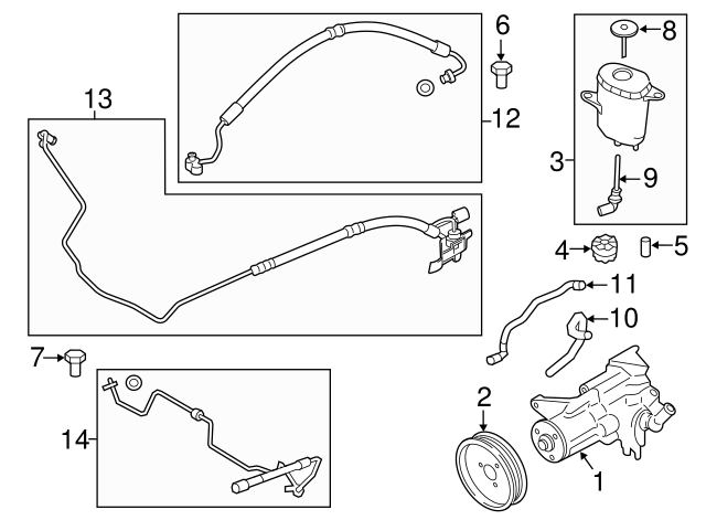 Genuine BMW 32-41-6-778-515 | Lower Press Tube | FREE Shipping on Most ...