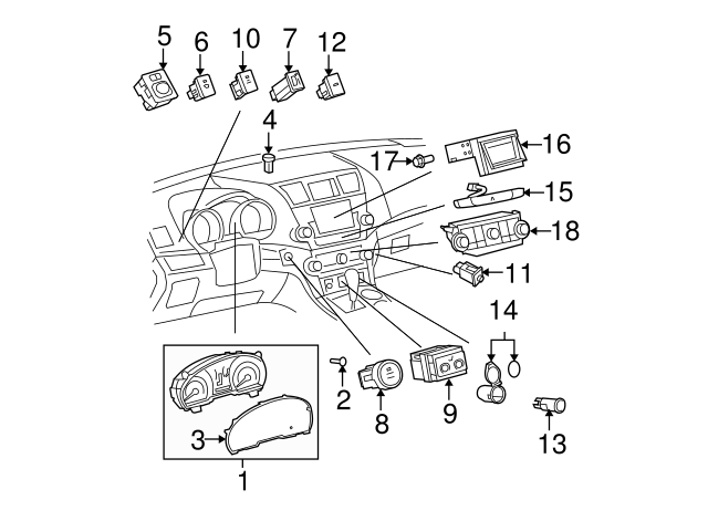 84751-0E040 - Seat Heat Switch - 2008-2013 Toyota Highlander | Nucar ...