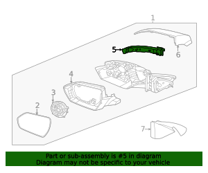 2021-2023 Hyundai Elantra Signal Lamp 87614-AA000 | OEM Parts Online