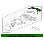 2021-2024 Hyundai Mirror Cover 87626-AA010 | OEM Parts Online