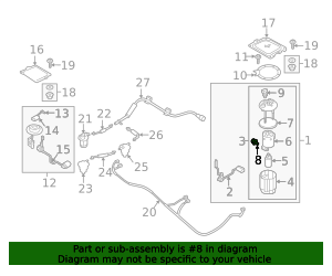 2017-2023 Hyundai Fuel Pressure Sensor 31140-B1000 | OEM Parts Online