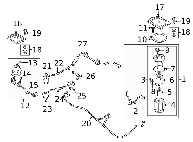 2017-2023 Hyundai Fuel Pressure Sensor 31140-B1000 | OEM Parts Online