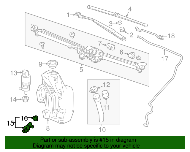 2012-2019 Buick Fluid Level Sensor 13195945 | GMPartsDirect.com
