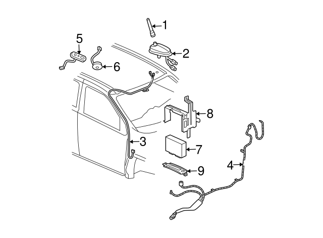 2006-2007 Buick Rendezvous Body Control Module 10348331 | GM Parts Center