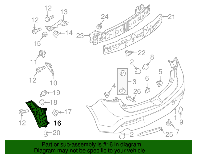 2010-2013 Mazda 3 Splash Shield BBN2-50-351A | RealMazdaParts.com